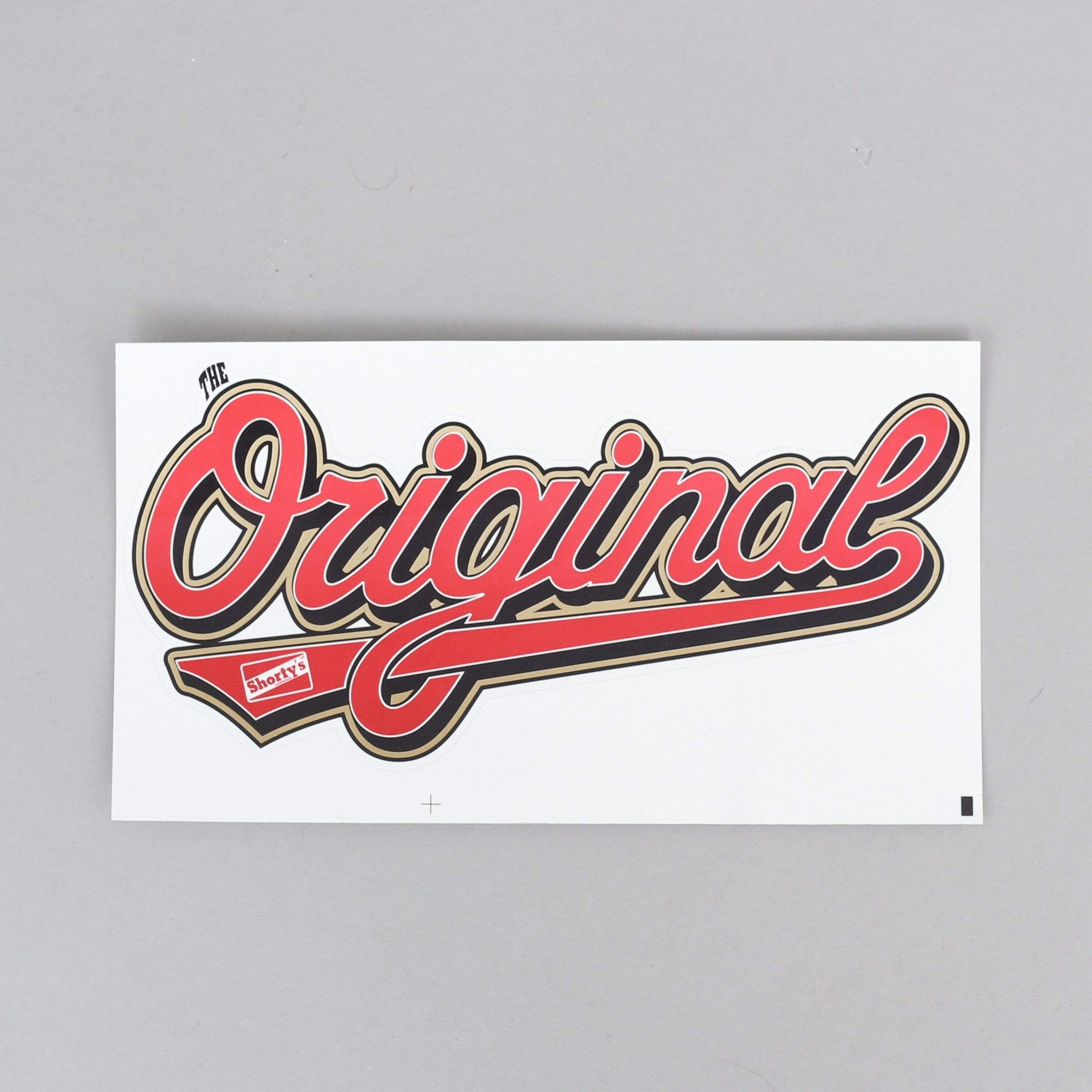 Shorty's Original Logo Die Cut Foil Sticker – Slam City Skates
