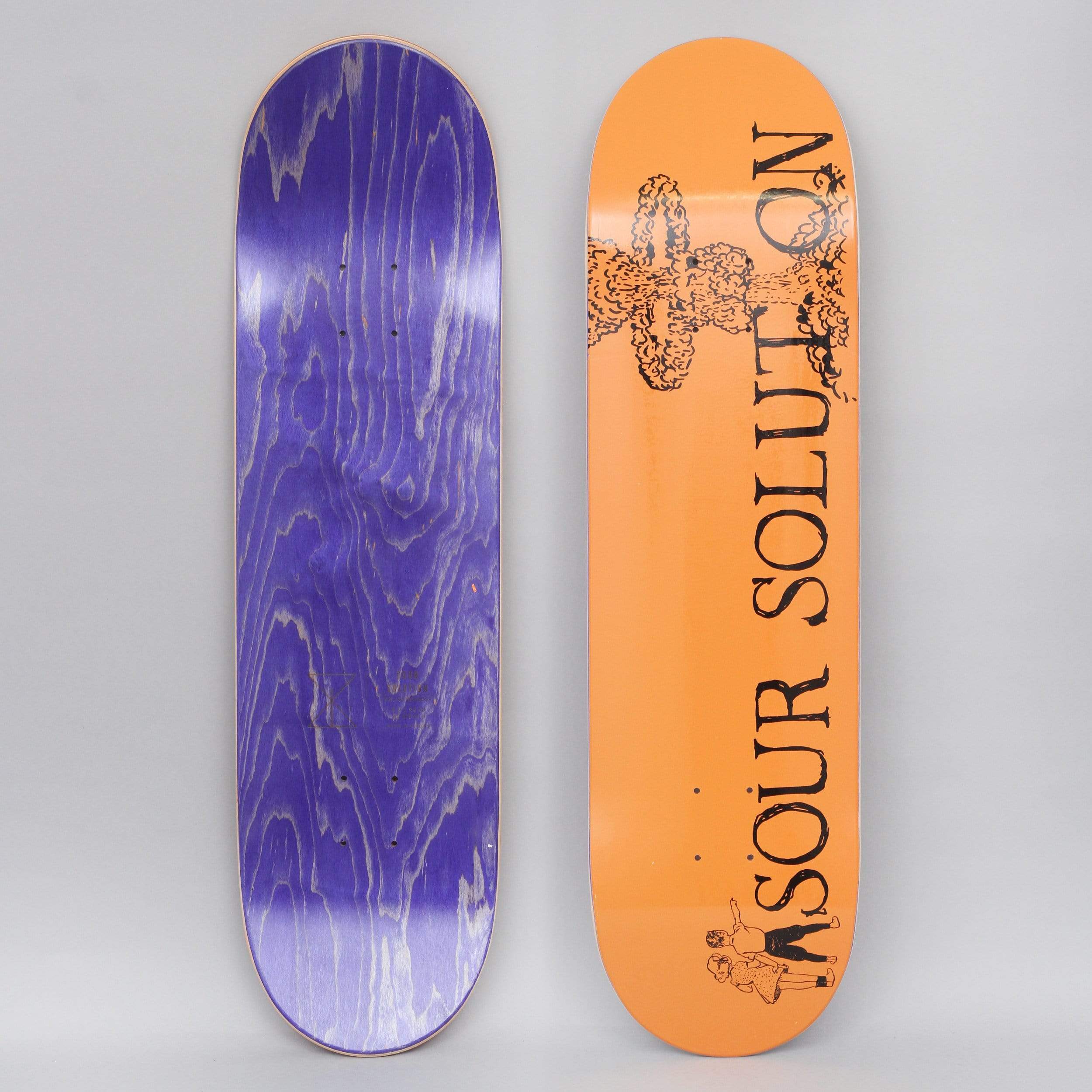Sour 8.5 Nuclear Skateboard Deck Orange – Slam City Skates