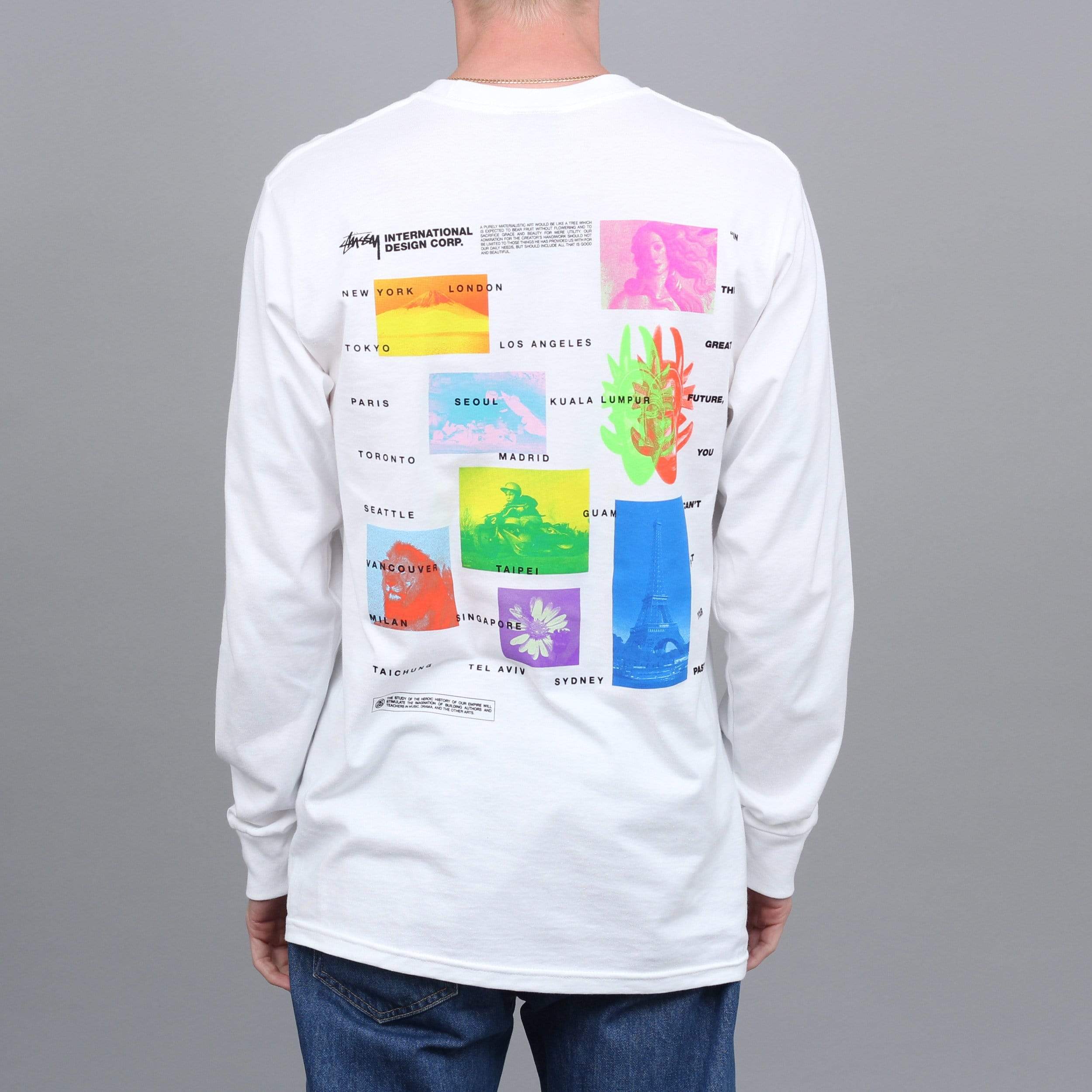 Stussy Great Future Longsleeve T-Shirt White – Slam City Skates
