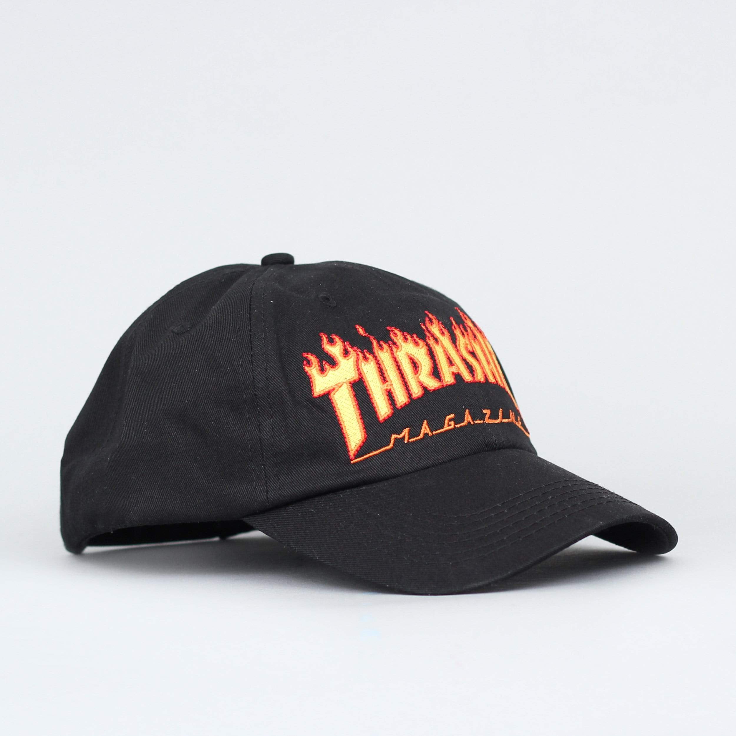 Thrasher Flame Old Timer Cap Black – Slam City Skates