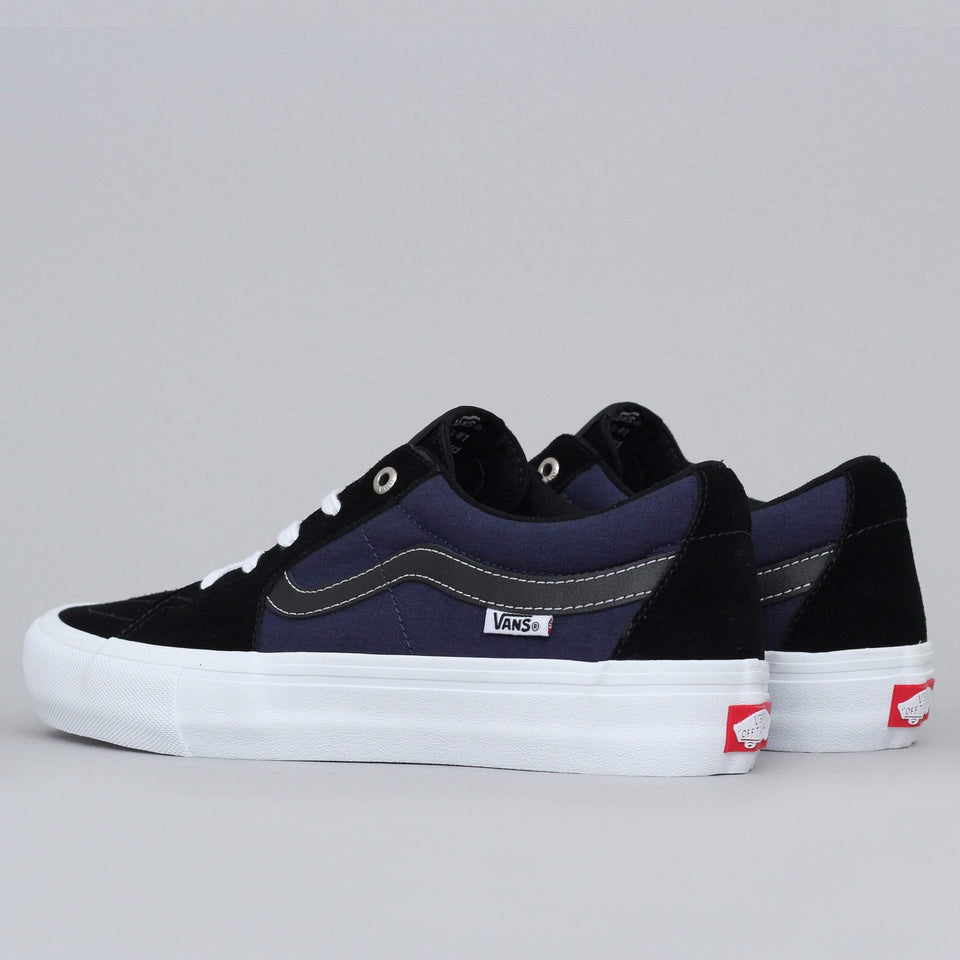 Vans Sk8-Low Pro Shoes (Streetmachine) Black / Dark Blue / Traditional ...
