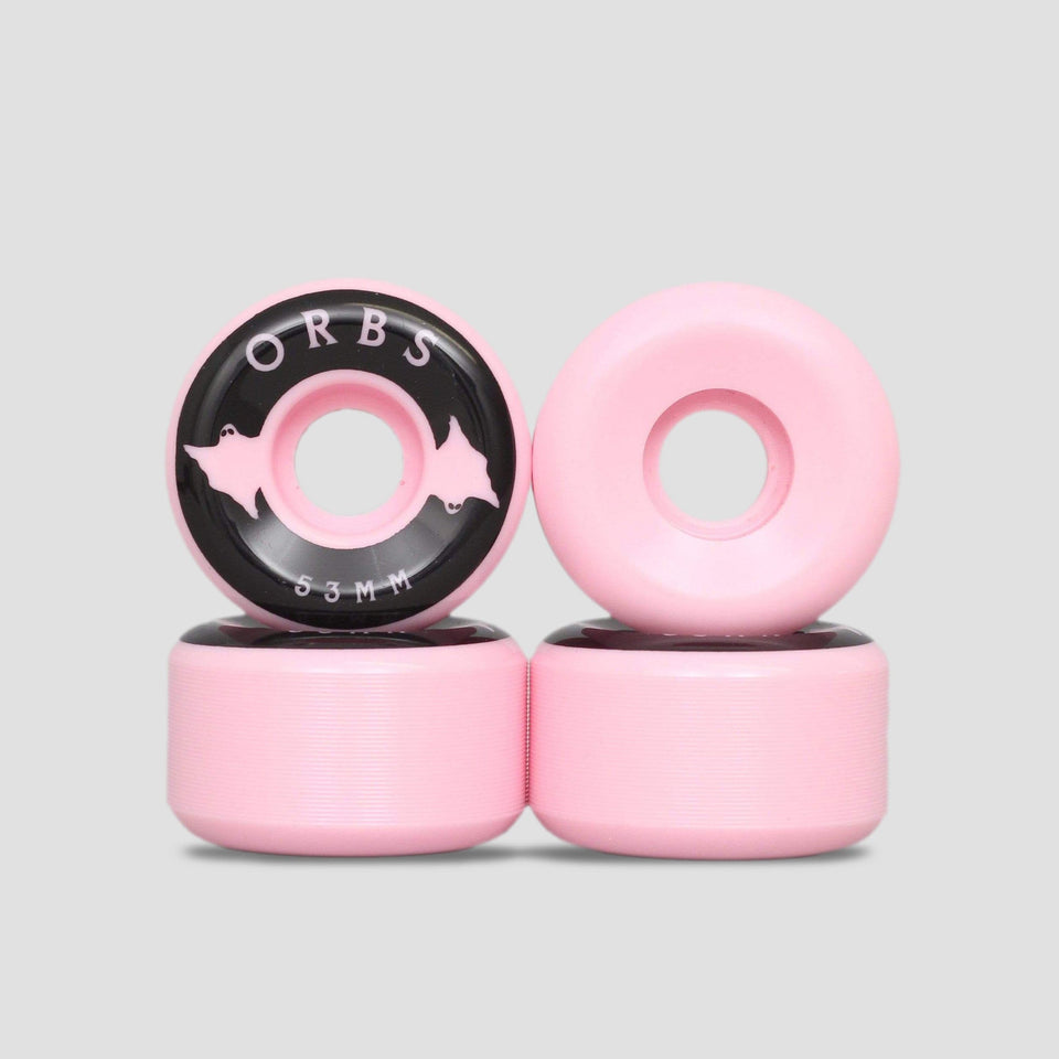 Orbs 53mm 99A Specters Solids Skateboard Wheels Light Pink - Slam City ...